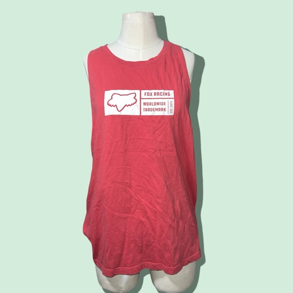 Fox | Tops | Fox Racing Womens Razor Back Loose Fitting Tank Top | Poshmark